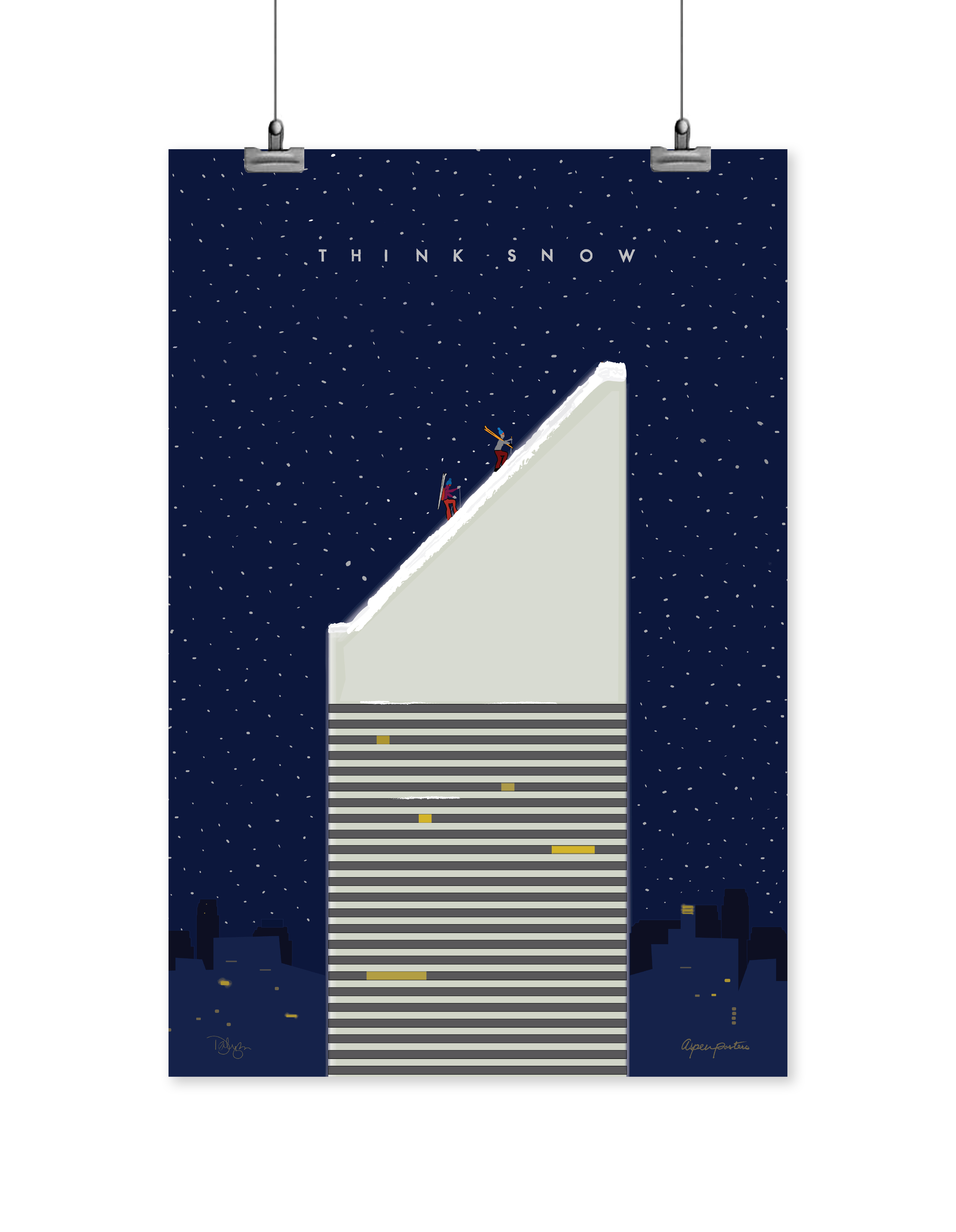 Think Snow – Aspen Posters